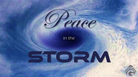 Peace In The Storm Genesis Bible Fellowship Church