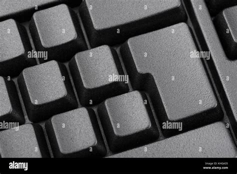 Black Blanked Qwerty Keyboard For Data Input Email And Data Privacy