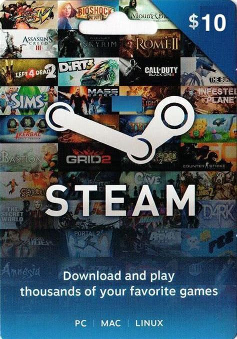 Карта Оплаты Steam Wallet 10$ (USD) — Купить Недорого на Bigl.ua ...