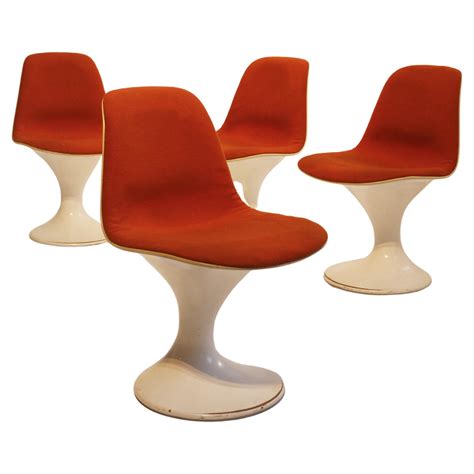 Set Of Four Orbit Dining Chairs By Farner And Grunder For Herman Miller