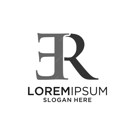 Premium Vector Vector Logo Design R And E Logotype Re Initials Logo