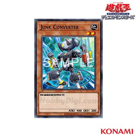 [asia English Ver] Konami Yu Gi Oh Card Game Creation Pack 01 Cr01 Ae004 Junk Converter [r]