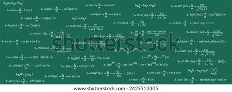 Equations Formulas Logarithms Derivatives Trigonometric Logarithmic