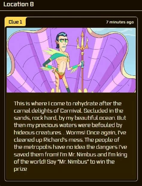 Rick And Morty Wormageddon Location 8 Mr Nimbus With The Save
