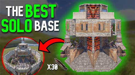 BROKENThe BEST RUST SOLO Base Rust Base Design 2022 YouTube