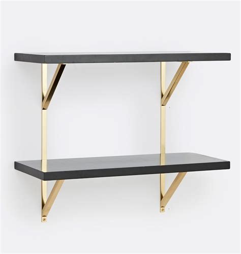 10 Double Multi Shelf Brackets And Shelf Set Rejuvenation