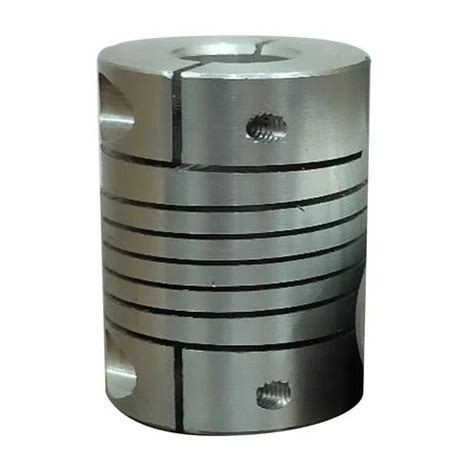 Aluminium Encoder Coupling For Used In Texturising Machine Size 50mm
