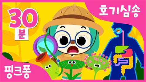 공부친구 핑크퐁 호기심송인체송 모음집 벌레 먹는 식물 딸꾹질송 외 왜 그럴까 호기심 가득 우리 아이 재미있게