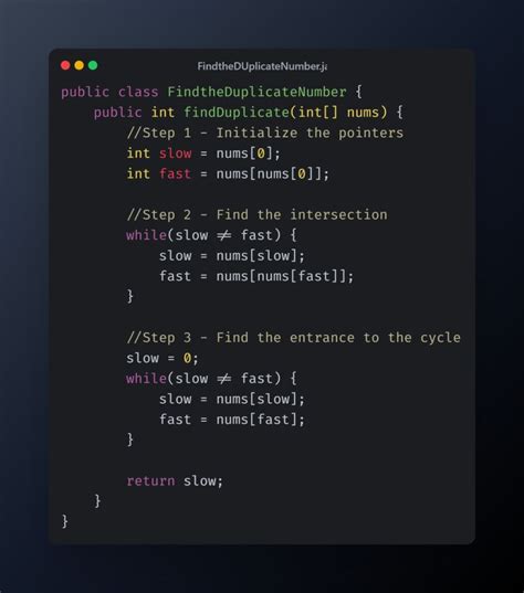 Algorithms Javaprogramming Coding Arrays Duplicate Cyclefinding