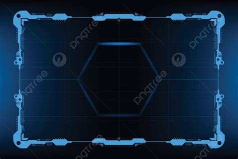 Abstract Futuristic Triangle Hudvector And Illustration System Science Space Vector System