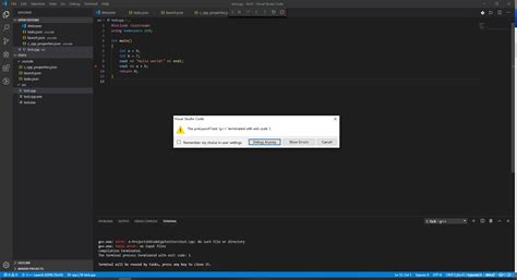 【tools】 Vscode Debug 报 Gexe No Such File Or Directory Fatal Error No