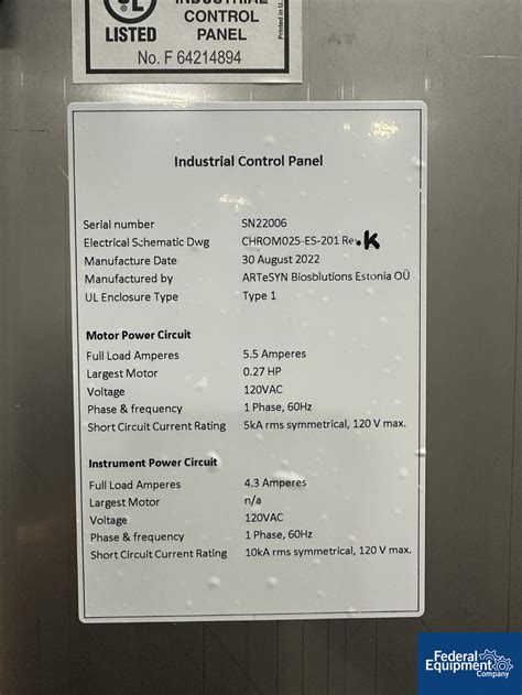 Repligen Artesyn Automated Single Use Chromatography System 14 Inch