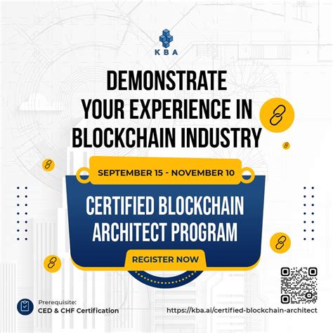 Kerala Blockchain Academy On Linkedin Experience Development Blockchain Architect