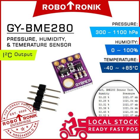 GY BME Pressure Humidity Temperature Sensor Module BME Weather Forecast Arduino