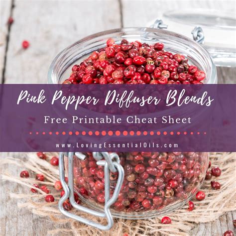Jimmy Clare On Linkedin Pink Pepper Diffuser Blends 10 Peppery