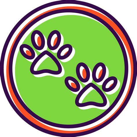 Paw Print Vector Icon Design 30389604 Vector Art At Vecteezy