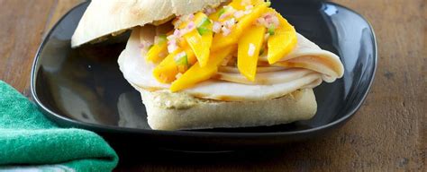 Recipes Jamaican Chicken And Mango Sandwich With Jerk Mustard Applegate