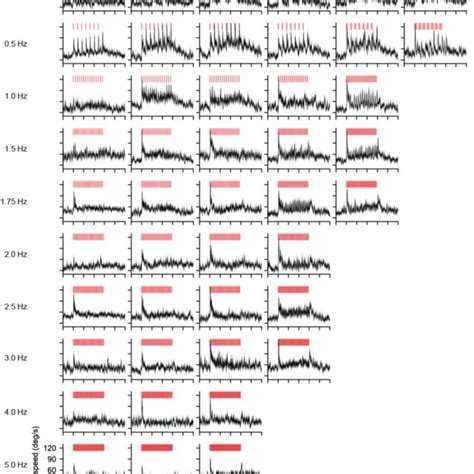 Supplement 1 Angular Speed Responses Vary Across Stimulus Frequency