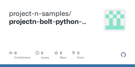 Github Project N Samplesprojectn Bolt Python Gcf Sample