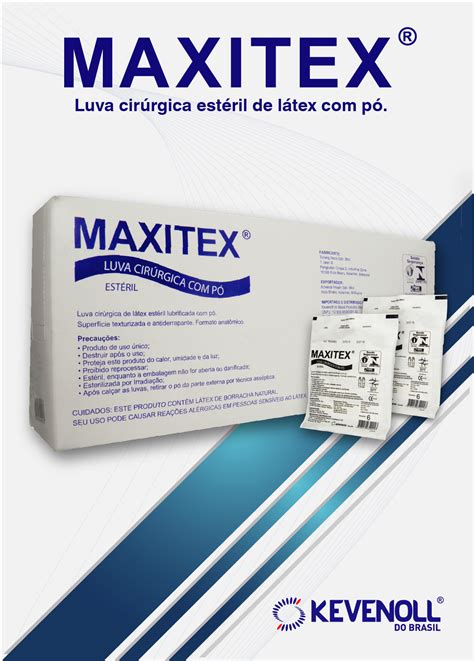 Luvas Cirúrgicas Estéreis De Látex Com Pó Maxitex Kevenoll Do