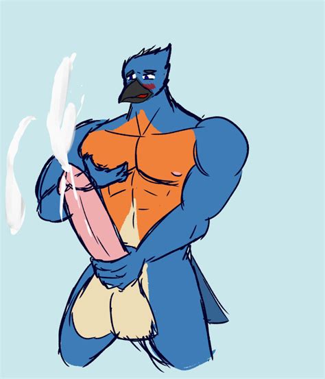 Rule 34 Antifreezetea Avian Bird Bluebird Blush Bodily Fluids Cum Eastern Bluebird Genital