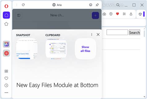 How To Enable Or Disable New Easy Files Ui In Opera Browser Askvg