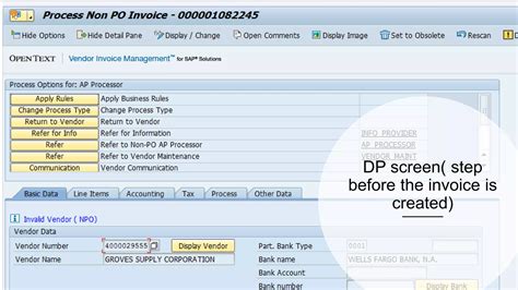 Sap Vimvendor Invoice Management Opentext Ppt