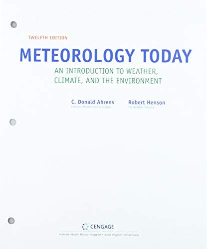 Bundle Meteorology Today An Introduction To Weather Climate And The Environment Loose Leaf