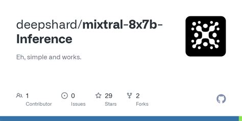 Github Deepshardmixtral 8x7b Inference Eh Simple And Works