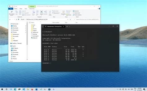 how to create windows 10 bootable usb with command prompt pureinfotech
