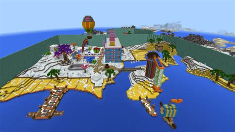 World Of Color Creation Minigame Minecraft PE Maps