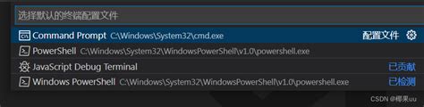 打开vs Code终端后，一片空白无法输入命令？显示的是powershell，而不是cmd？（已解决）ajax椰果uu Gitcode 开源社区
