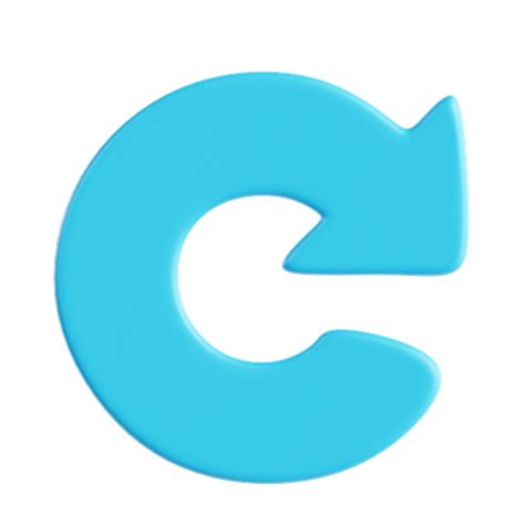 Refresh Essential Browser Web Browsing User Interface D Icon D Illustration D Render