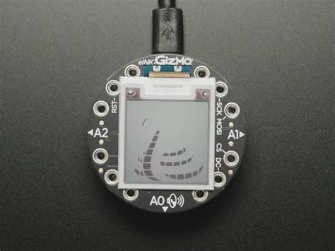 CircuitPython Adafruit Circuit Playground Tri Color E Ink Gizmo