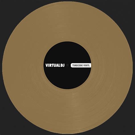Virtualdj Timecode Control Vinyl Gold Musical Instruments