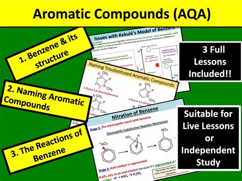 Aromatic Compounds Aqa Teaching Resources
