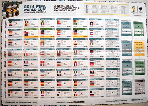 Free World Cup Wall Chart Printable Black And White Download Free