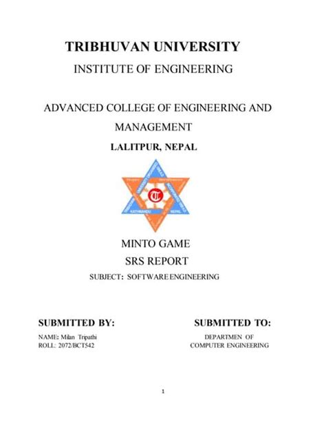 Srs Report On A Android Game Docx Computing Technology And Computing