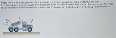 solved note this is a multi part question once an answer