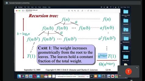 Analysis Algorithm Recursion Tree Part 1 Youtube