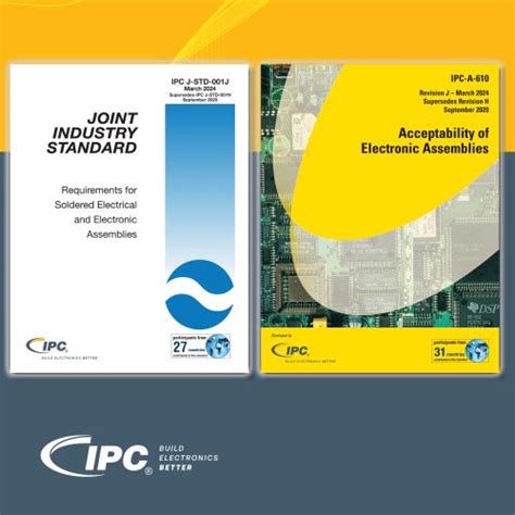 IPC Releases J Revisions To Two Leading Standards For Electronics Assembly