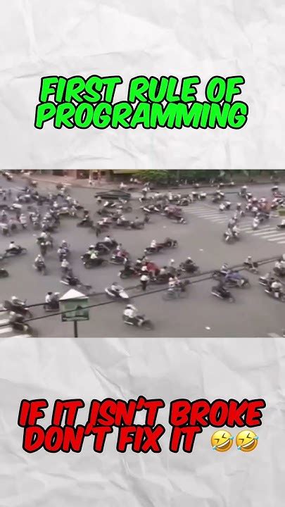 first rule of programming 🤣🤣 coding computerscience youtube