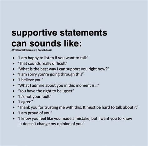 Supporting Statements In 2024 Supportive Relationship Lessons