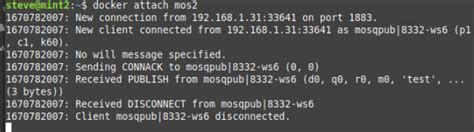 Running The Mosquitto Mqtt Broker In A Docker Container