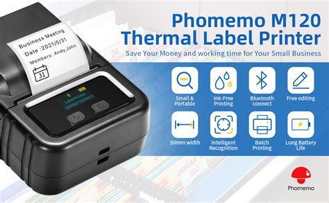 Phomemo M120 Handheld Label Maker Phomemo