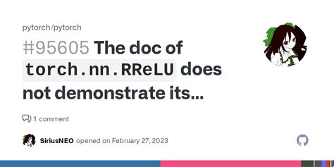 the doc of `torch nn rrelu` does not demonstrate its difference between training and eval