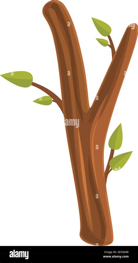 Eco Tree Trunk Branch Icon Cartoon Of Eco Tree Trunk Branch Vector Icon For Web Design Isolated
