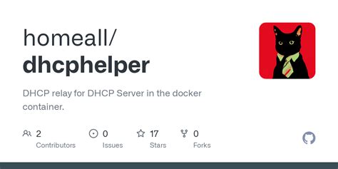 GitHub Homeall Dhcphelper DHCP Relay For DHCP Server In The Docker Container