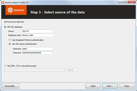 Importing Data From External Sources Kentico Xperience 10 Documentation