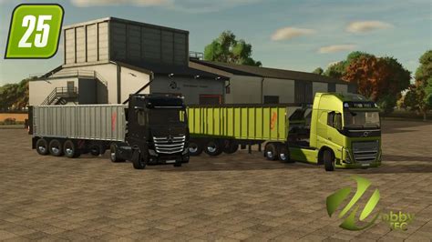 FLIEGL ASS298 3 Axle Push Off Shield Trailer WobbyTec V1 0 0 0 FS25 Mod Farming Simulator 22 Mod